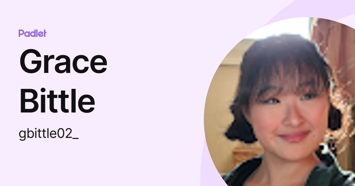 Grace Bittle (gbittle02_) profile | Padlet