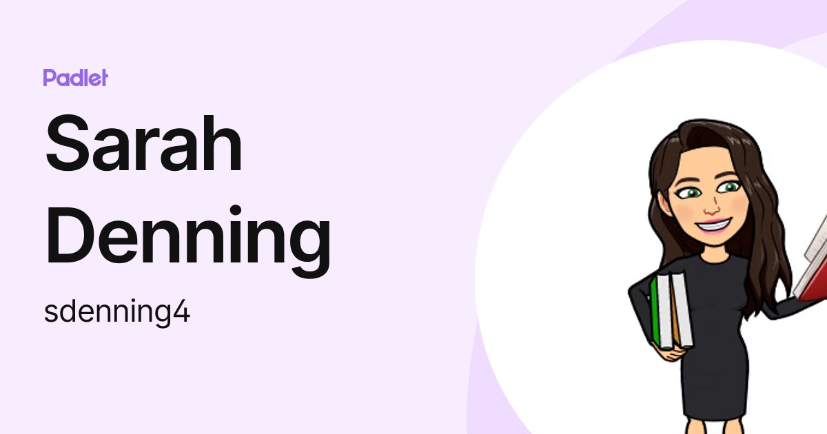 Sarah Denning (sdenning4) profile | Padlet