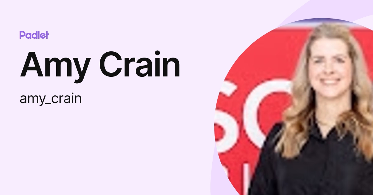 Amy Crain (amy_crain) profile | Padlet