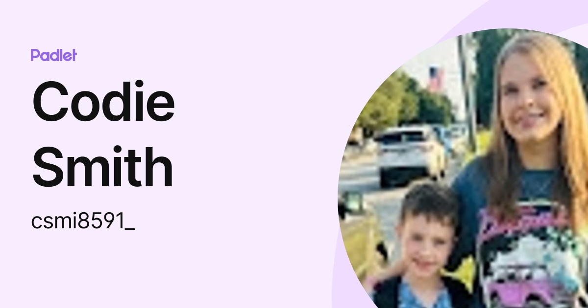 Codie Smith (csmi8591_) profile | Padlet