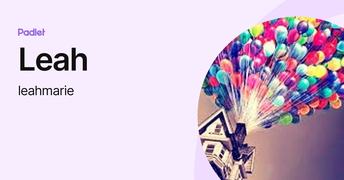 Leah (leahmarie) profile | Padlet