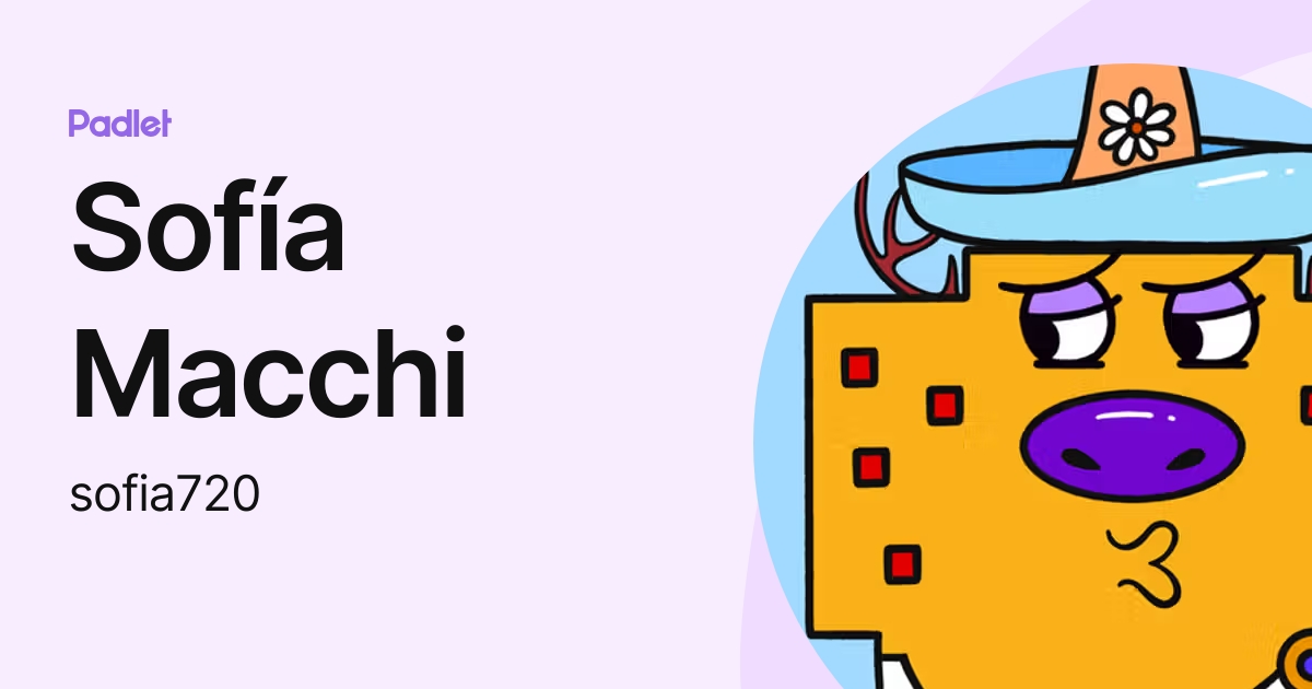 Sofía Macchi (sofia720) profile | Padlet