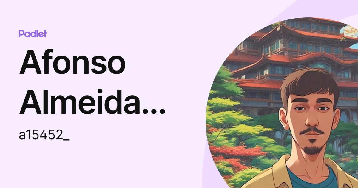 Afonso Almeida Figueiredo (a15452_) profile | Padlet