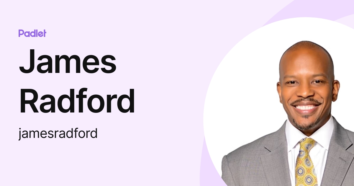 James Radford (jamesradford) profile | Padlet