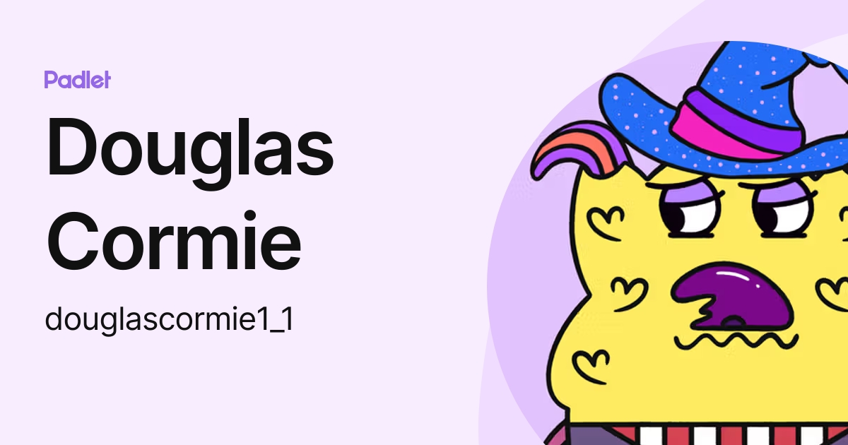 Douglas Cormie (douglascormie2) profile | Padlet