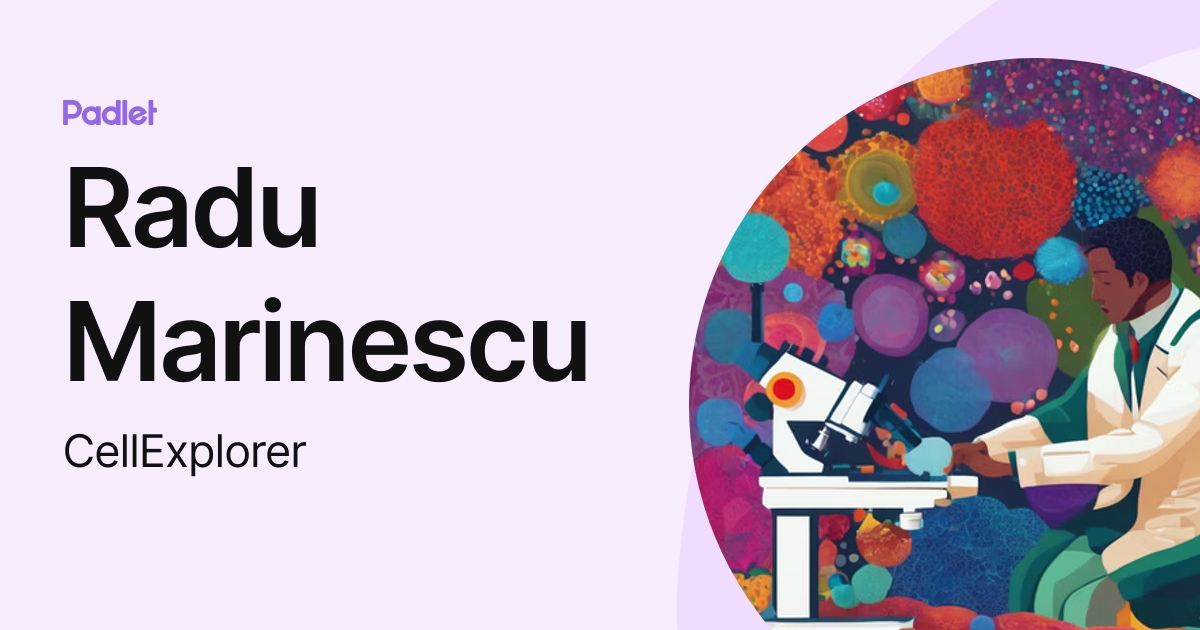 Radu Marinescu (CellExplorer) profile | Padlet