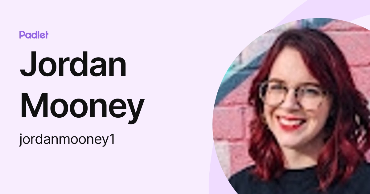 Jordan Mooney (jordanmooney1) profile | Padlet