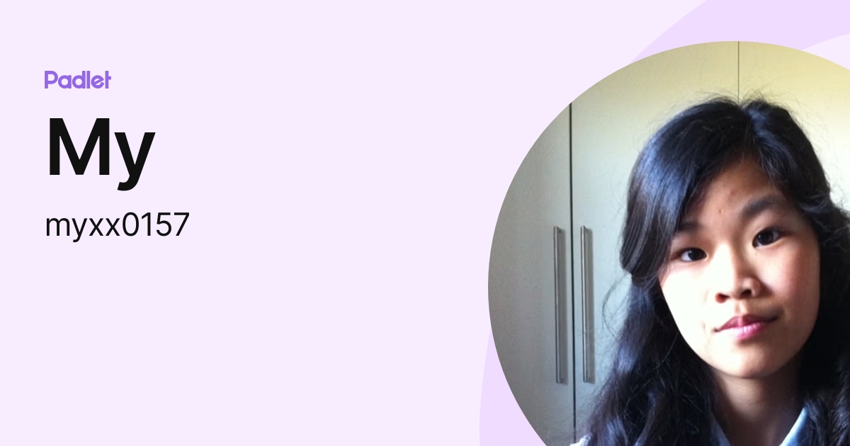 My (myxx0157) profile | Padlet