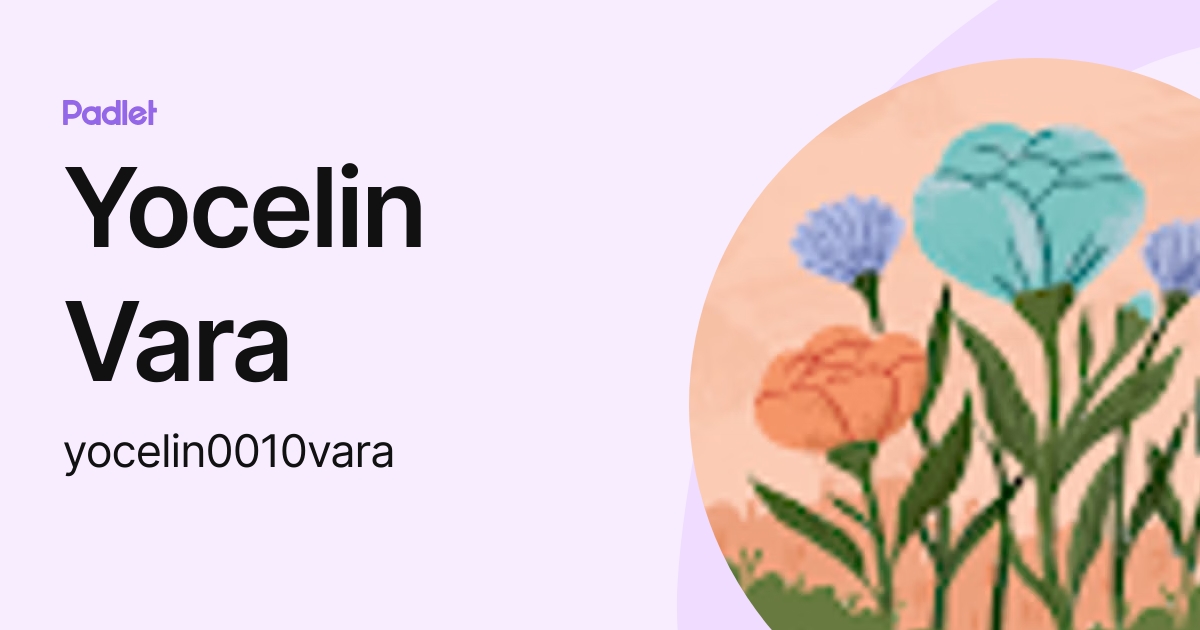 Yocelin Vara (yocelin0010vara) profile | Padlet