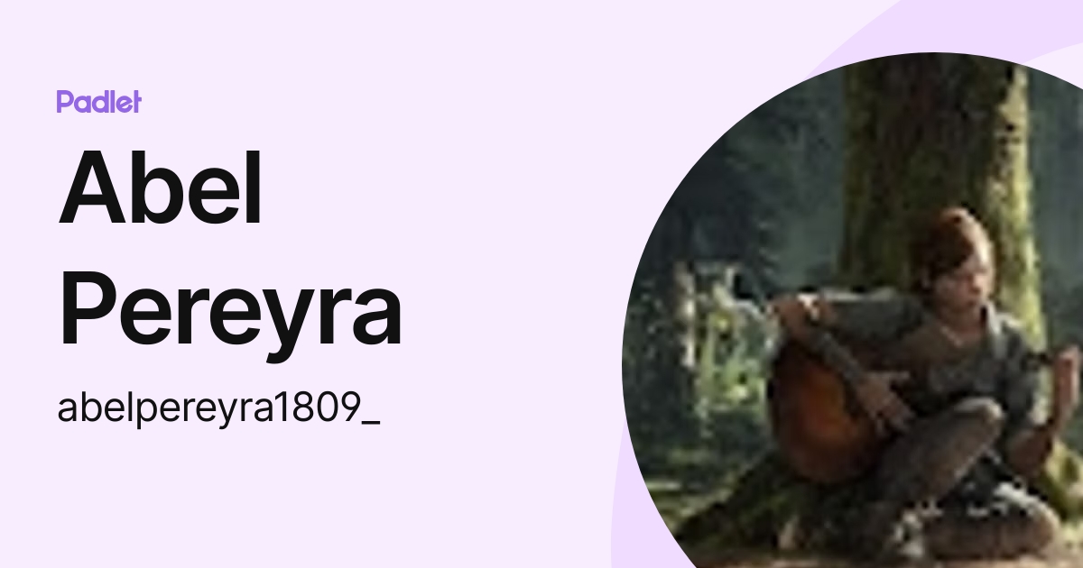 Abel Pereyra (abelpereyra1809_) profile | Padlet
