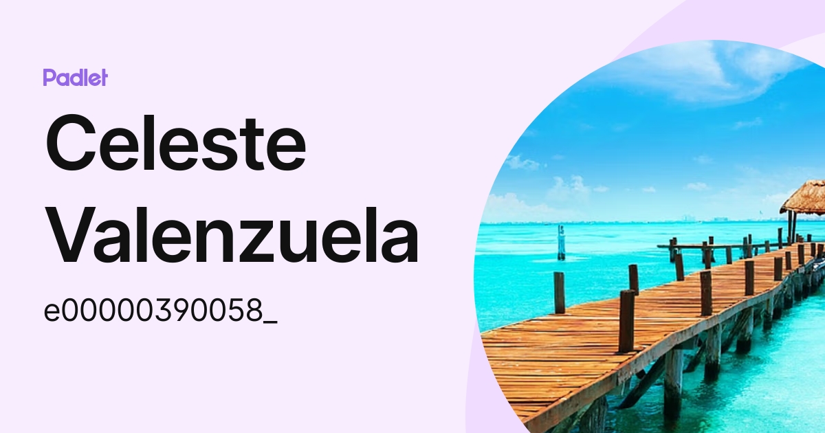 Celeste Valenzuela (e00000390058_) profile | Padlet