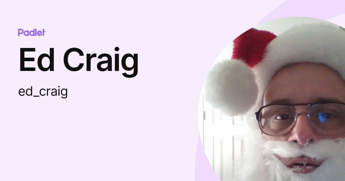 Ed Craig (ed_craig) profile | Padlet