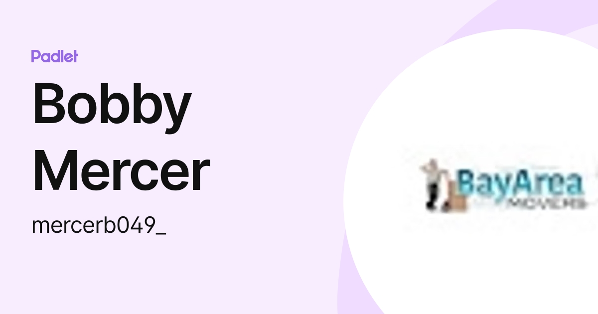 Bobby Mercer (mercerb049_) profile | Padlet