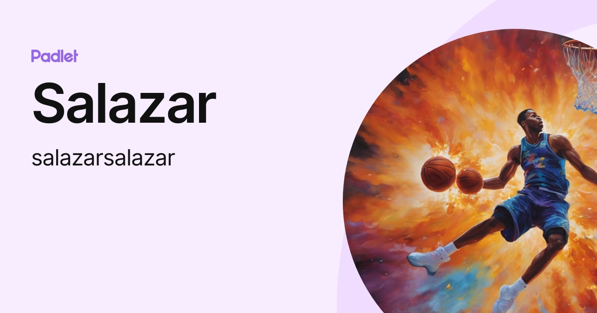 Salazar (salazarsalazar) profile | Padlet