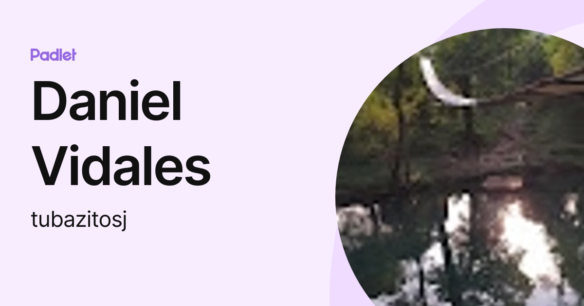 Daniel Vidales (tubazitosj) profile | Padlet