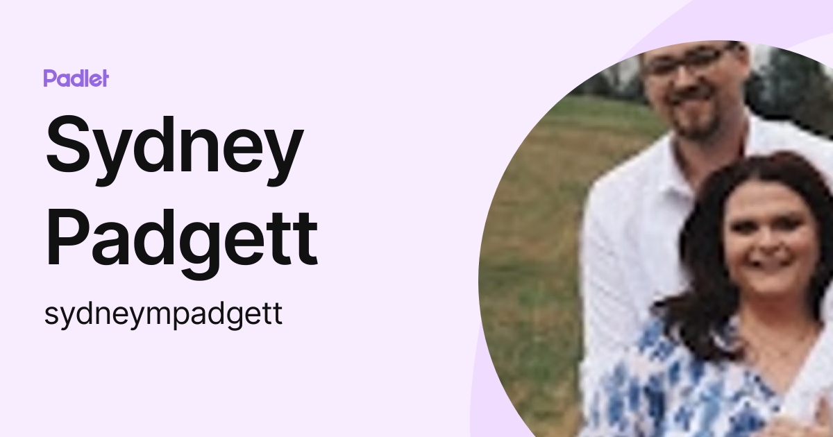 Sydney Padgett (sydneympadgett) profile | Padlet