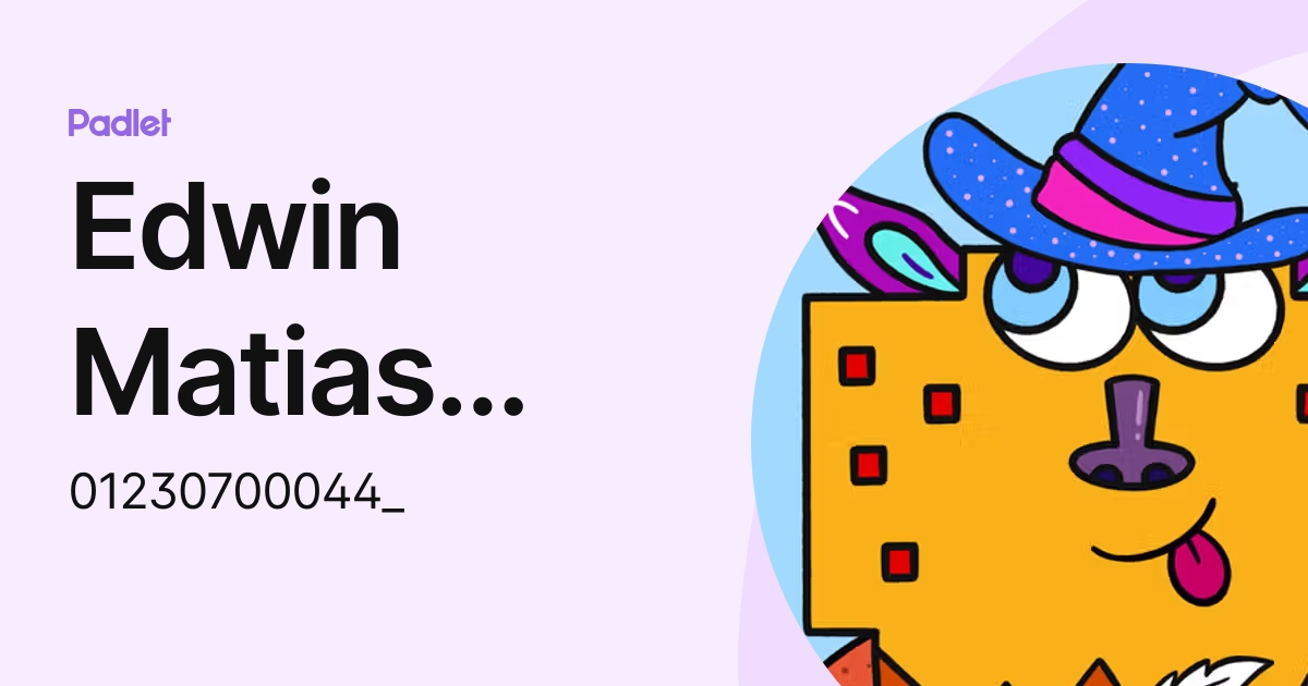 Edwin Matias Contreras Florez (01230700044_) profile | Padlet