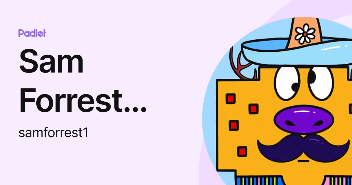 Sam Forrest (DEMH) (samforrest1) profile | Padlet