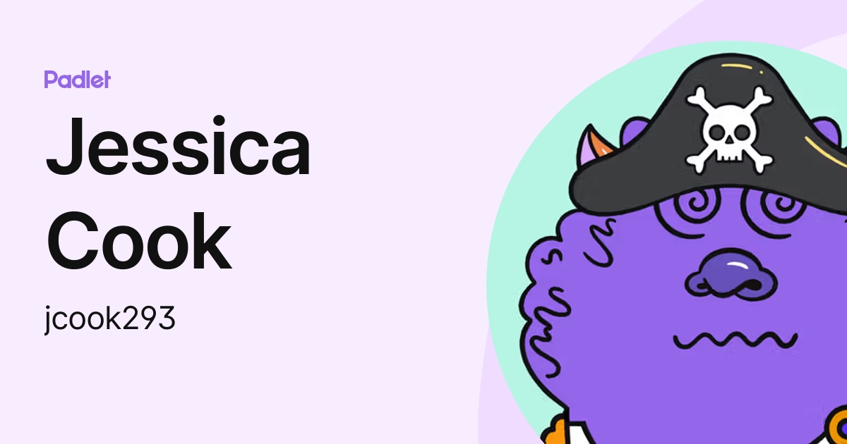 Jessica Cook (jcook293) profile | Padlet