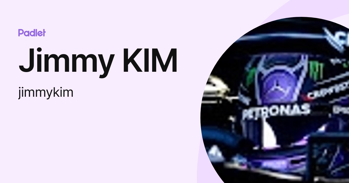 Jimmy KIM (jimmykim) profile | Padlet