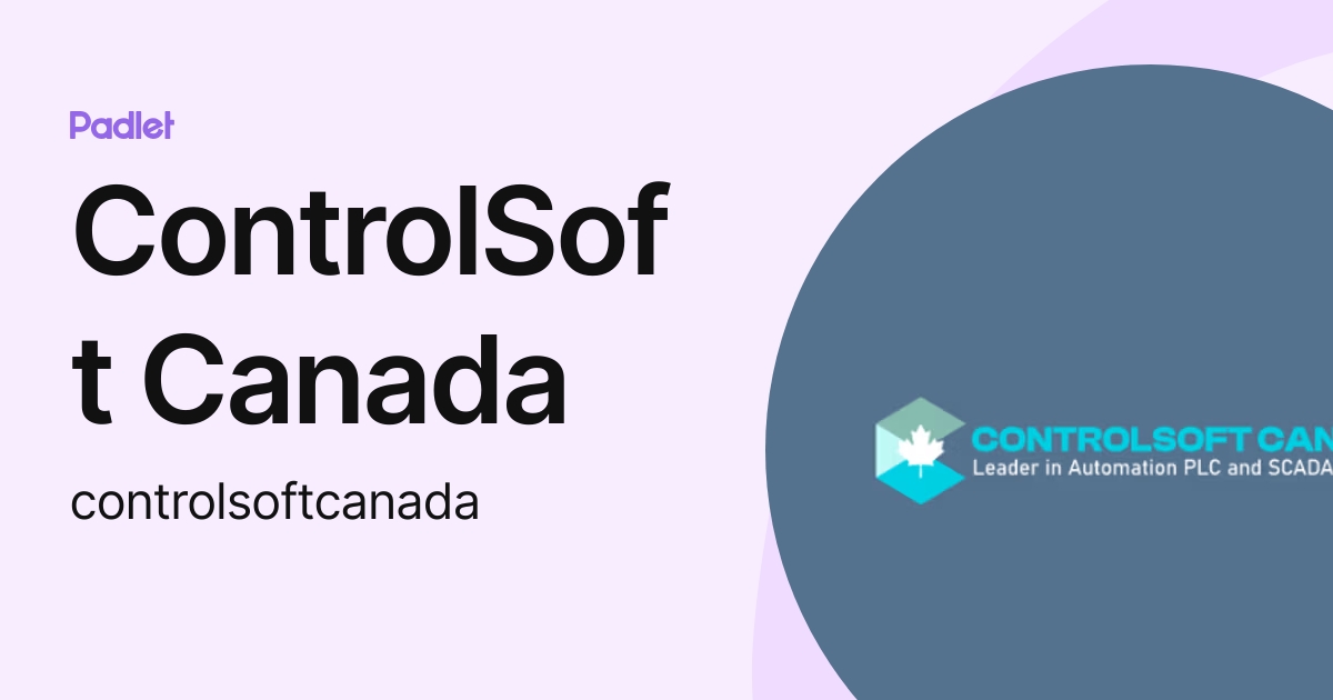 ControlSoft Canada (controlsoftcanada) profile | Padlet