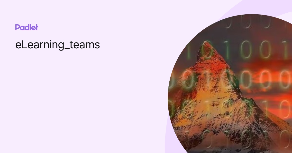 eLearning_teams profile | Padlet