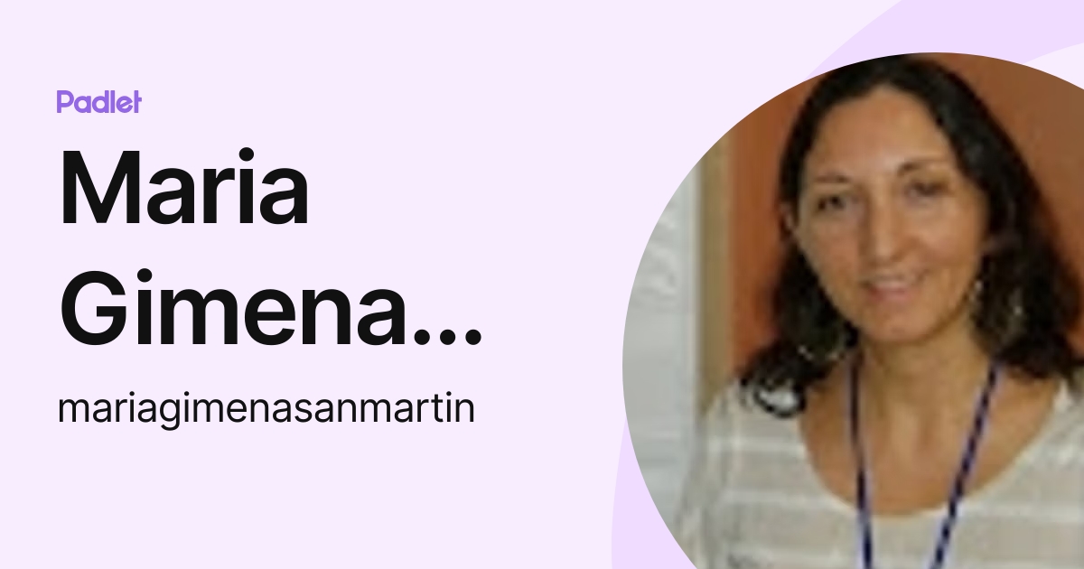 Maria Gimena San Martin (mariagimenasanmartin) profile | Padlet