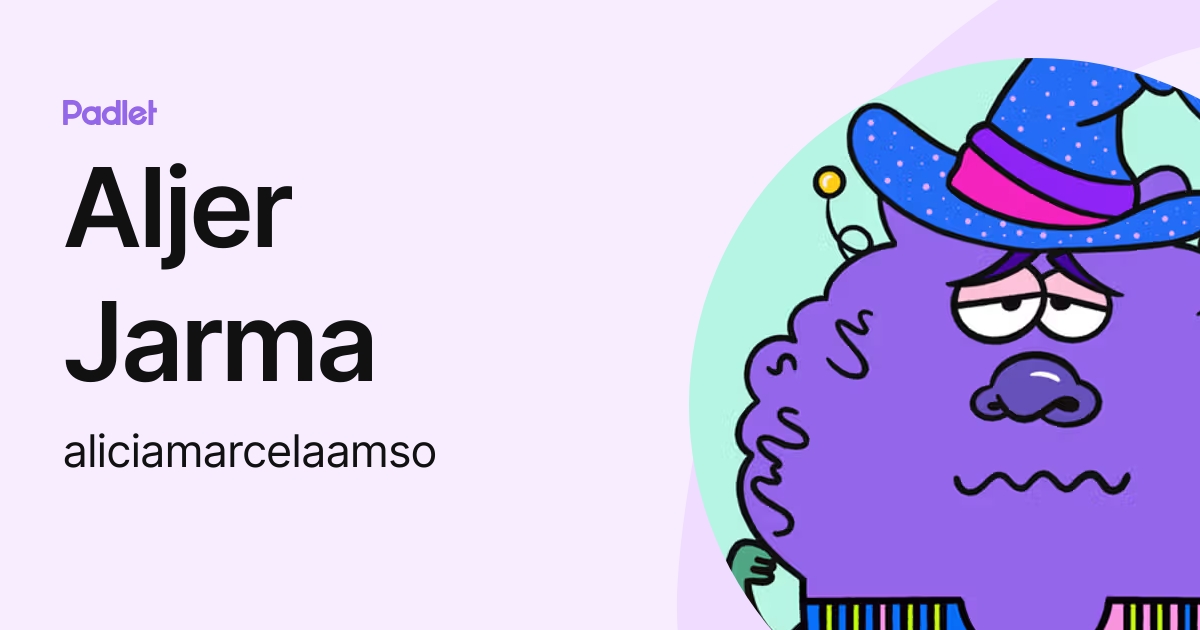 Aljer Jarma (aliciamarcelaamso) profile | Padlet