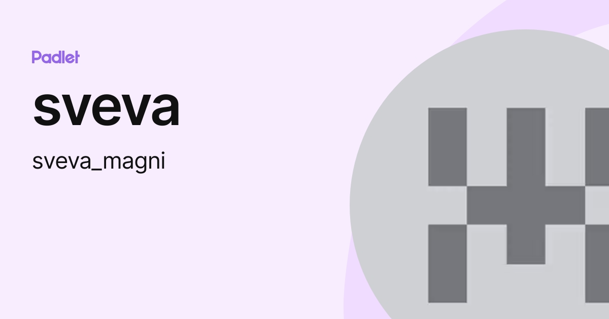 sveva (sveva_magni) profile | Padlet