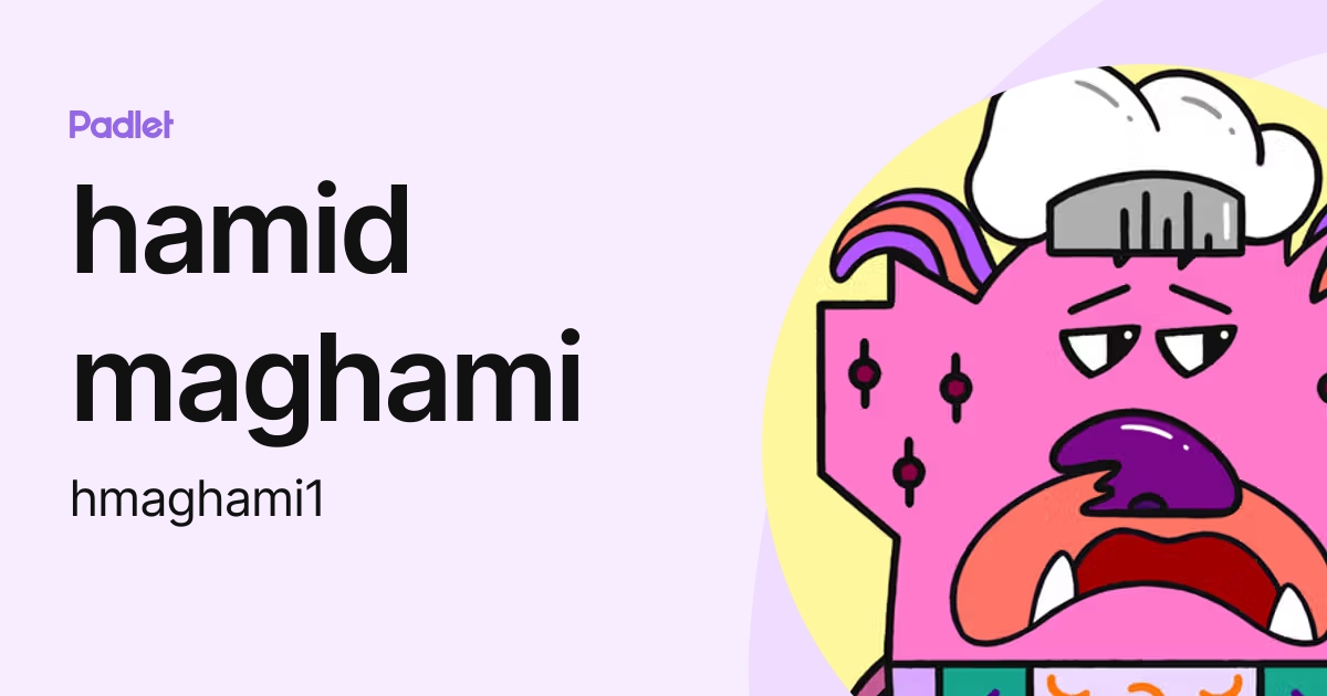 hamid maghami (hmaghami1) profile | Padlet