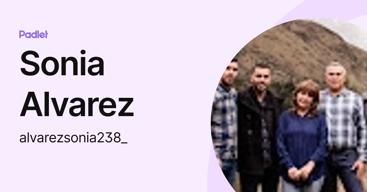 Sonia Alvarez (alvarezsonia238_) perfil | Padlet