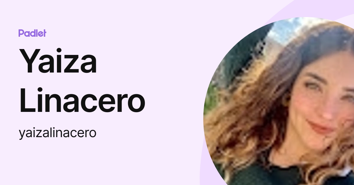 Yaiza Linacero (yaizalinacero) profile | Padlet