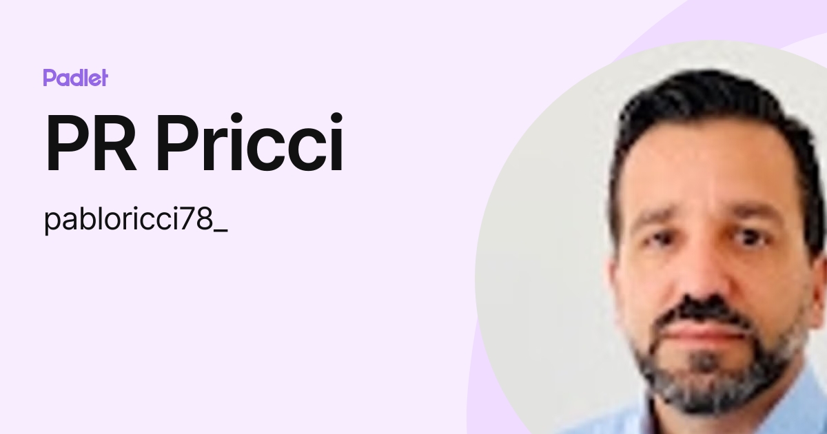PR Pricci (pabloricci78_) perfil | Padlet