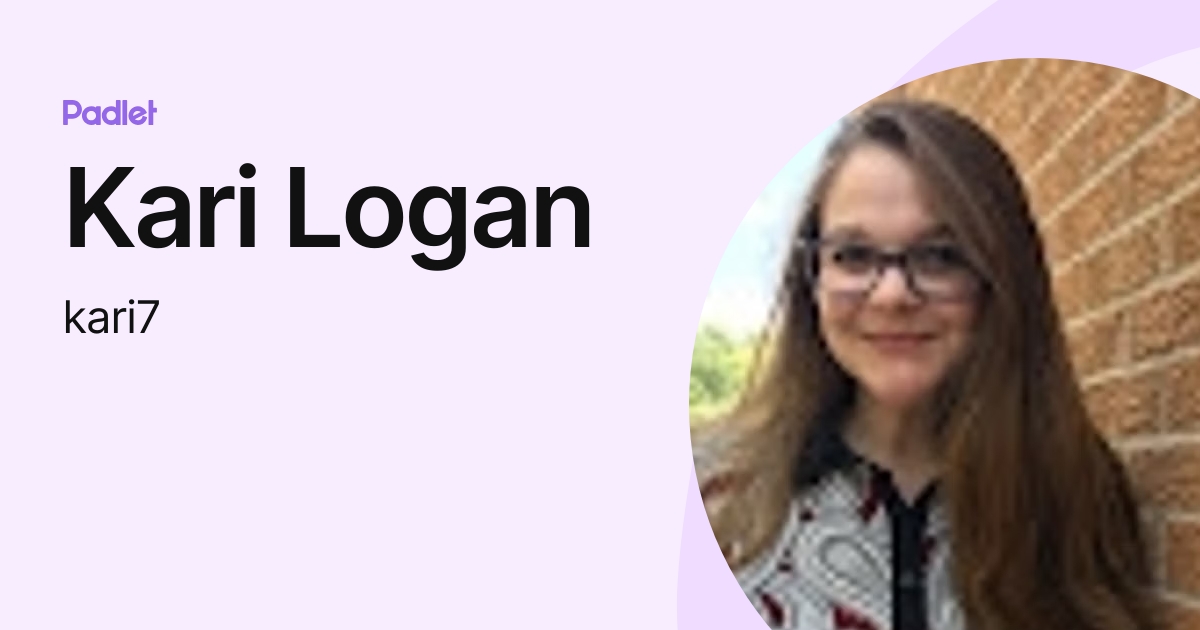 Kari Logan (kari7) profile | Padlet
