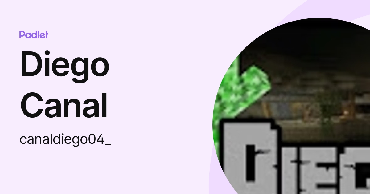 Diego Canal (canaldiego04_) profile | Padlet