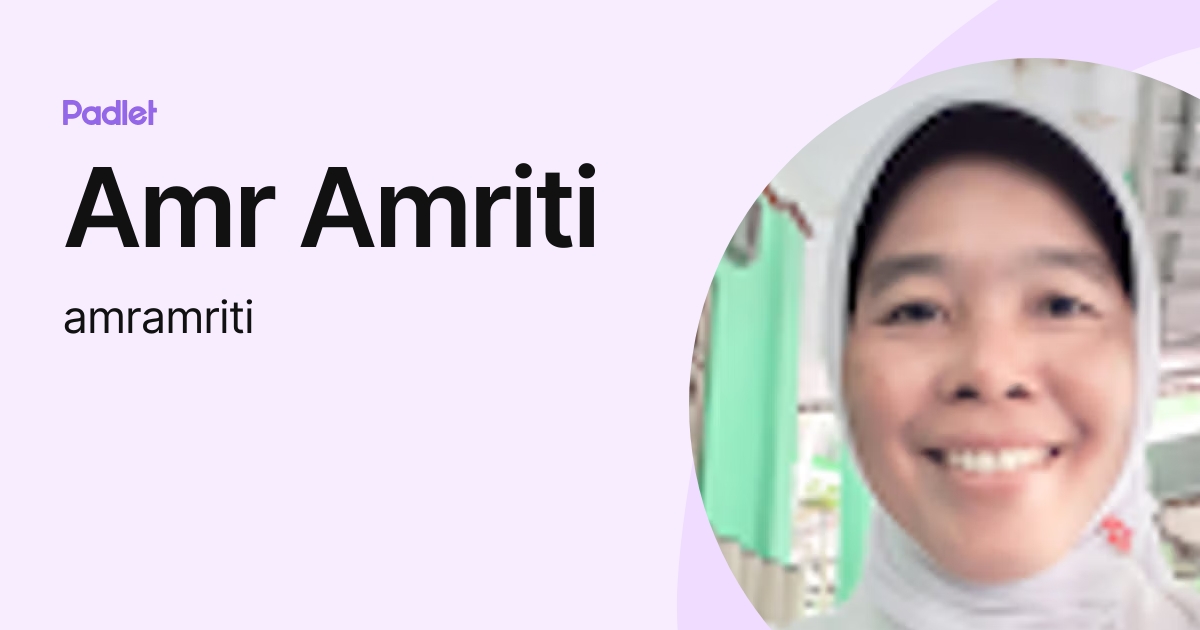 Amr Amriti (amramriti) profile | Padlet