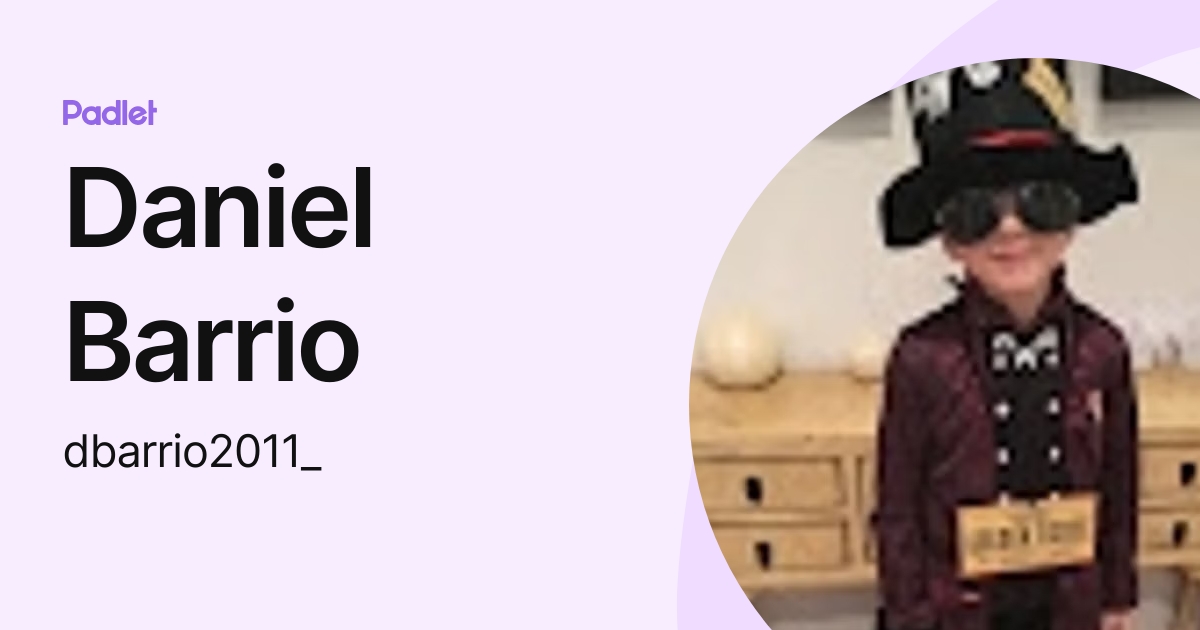 Daniel Barrio (dbarrio2011_) profile | Padlet