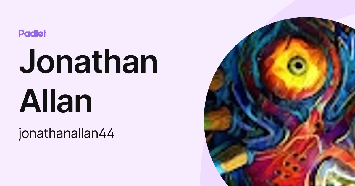 Jonathan Allan (jonathanallan44) profile | Padlet
