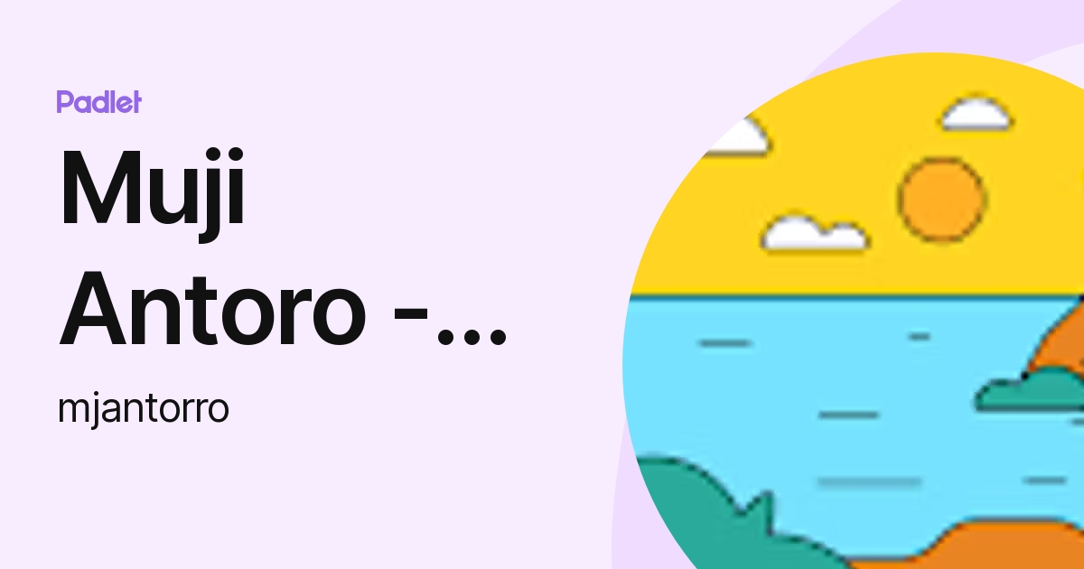 Muji Antoro - SMKN 1 jakarta (mjantorro) profile | Padlet