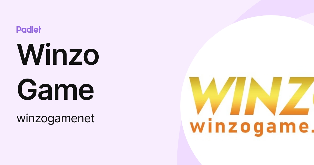 Winzo Game (winzogamenet) profile | Padlet
