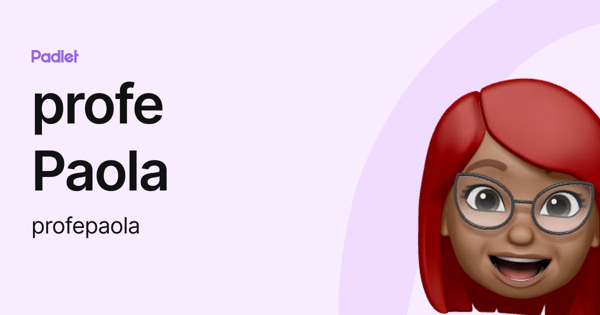 profe Paola (profepaola) profile | Padlet
