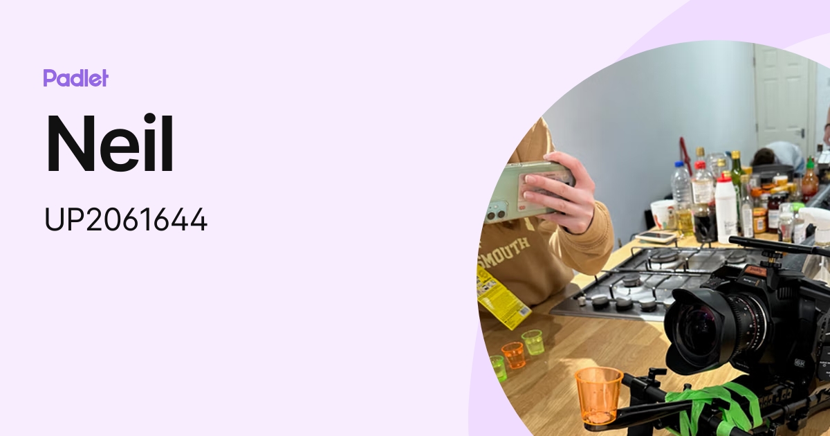 Neil (UP2061644) profile | Padlet