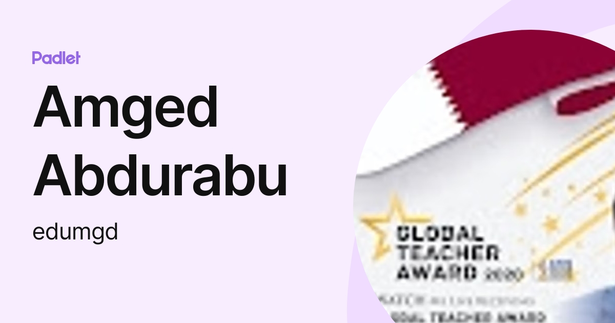 Amged Abdurabu (edumgd) profile | Padlet