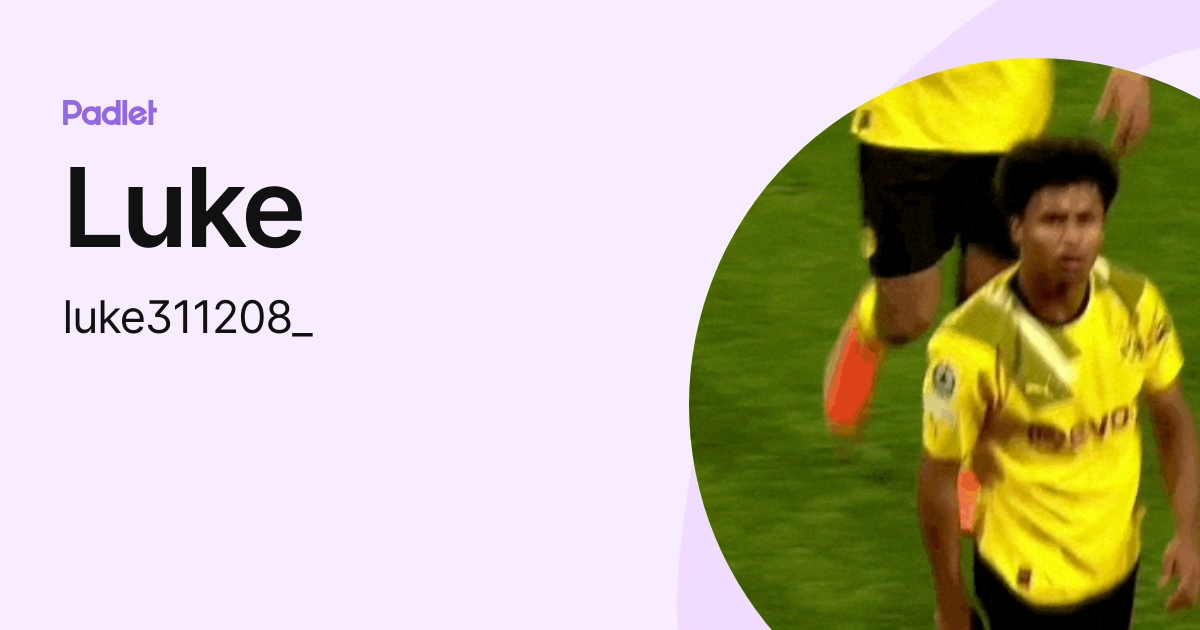 Luke (luke311208_) profile | Padlet