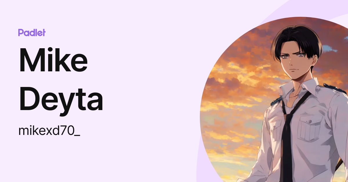 Mike Deyta (mikexd70_) profile | Padlet