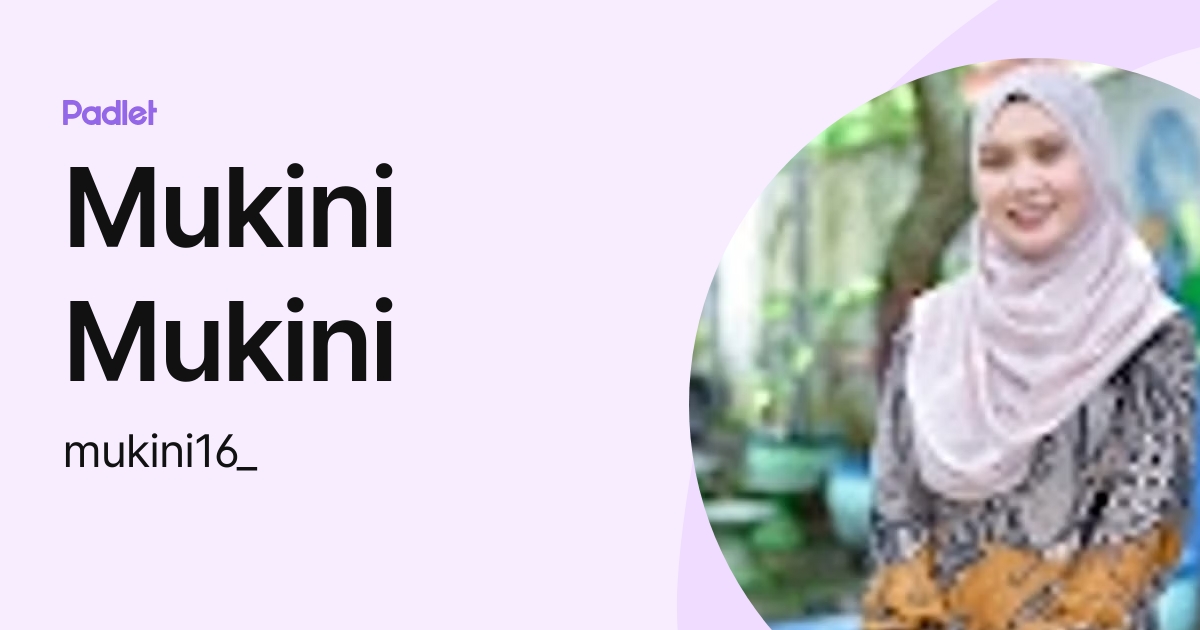 Mukini Mukini (mukini16_) profile | Padlet