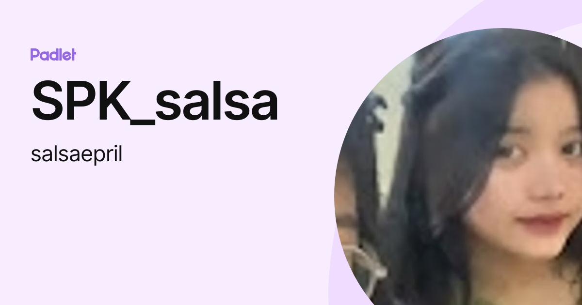 SPK_salsa (salsaepril) profile | Padlet
