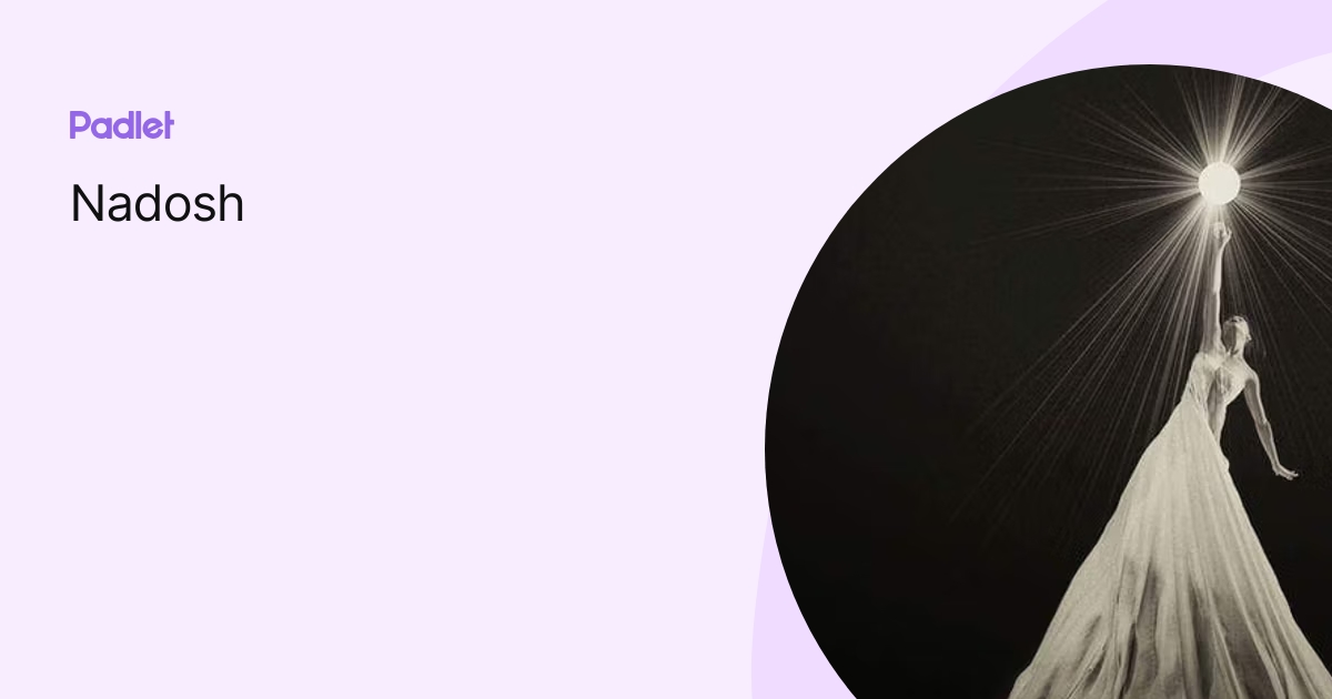 Nadosh profile | Padlet