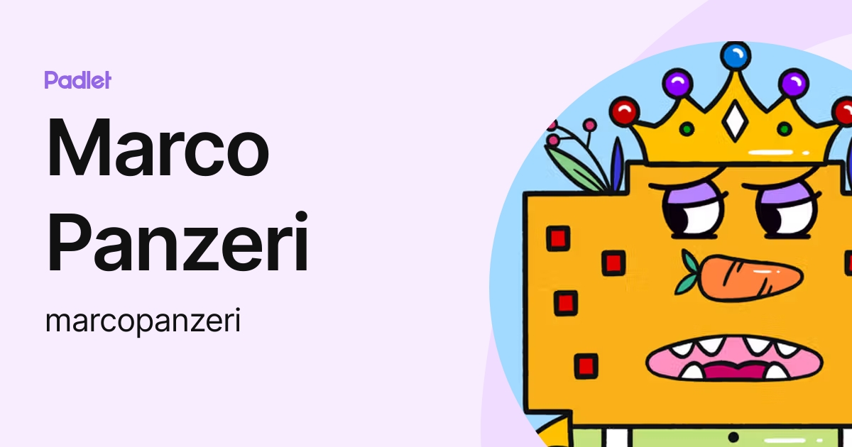 Marco Panzeri (marcopanzeri) profile | Padlet