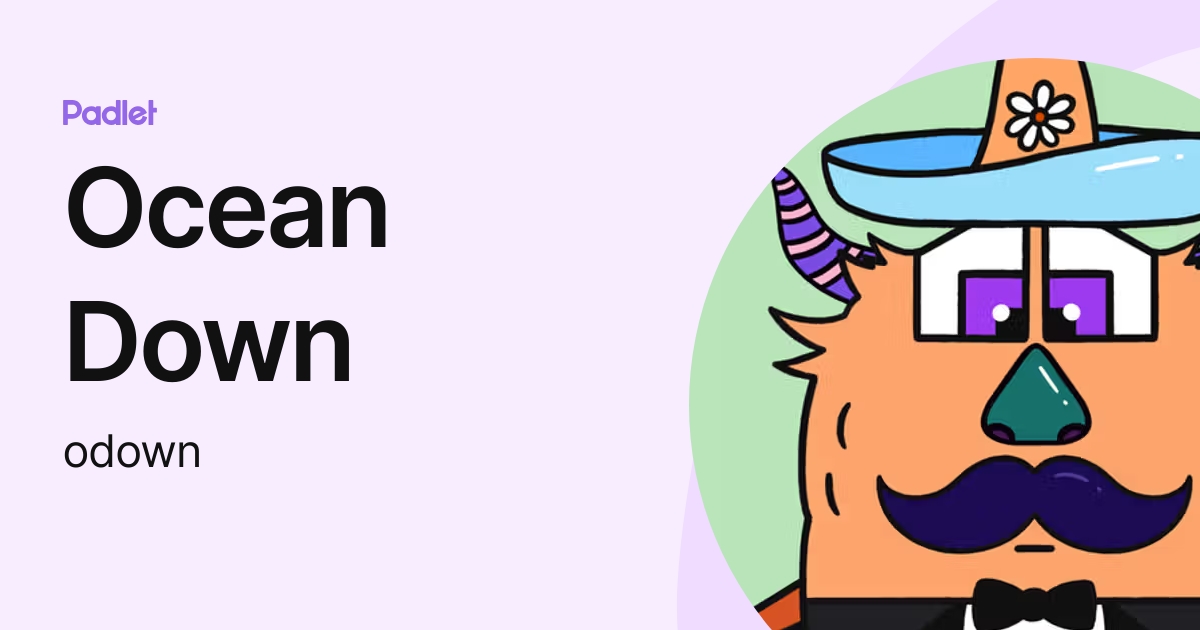 Ocean Down (odown) profile | Padlet